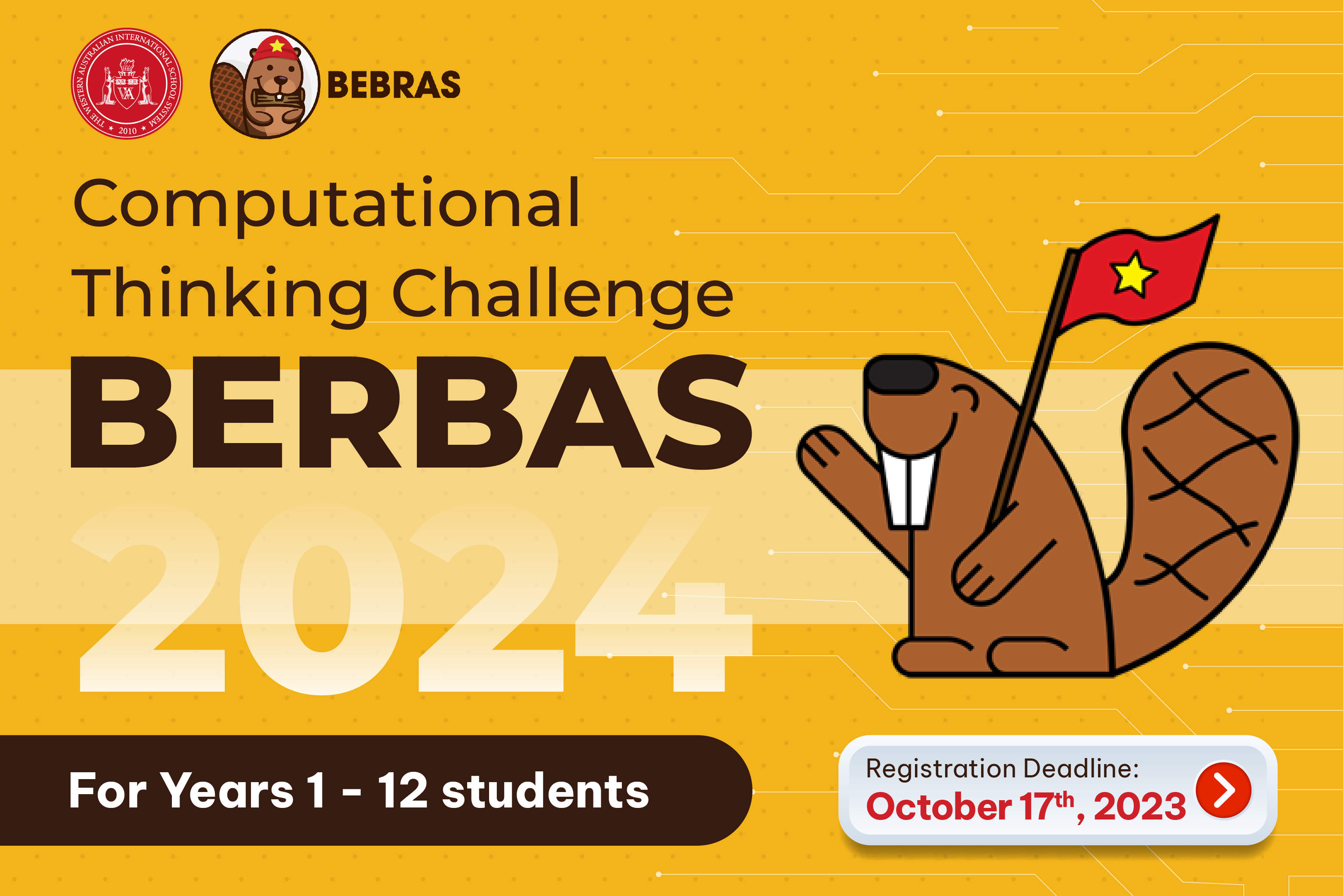 Kỳ thi Thách thức Tư duy Thuật toán Bebras 2024 - Trường Tiểu học, Trung học cơ sở và Trung học ...