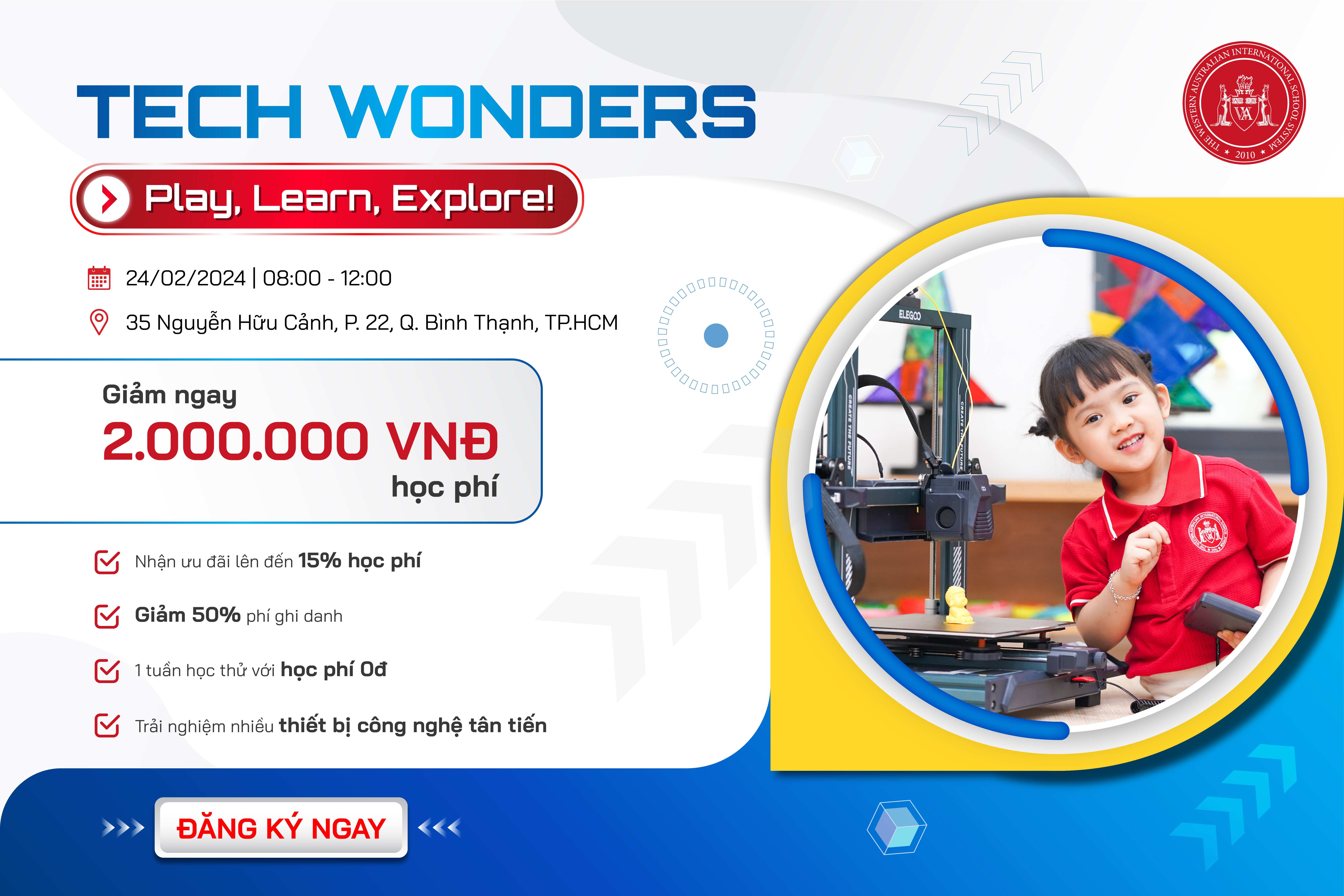 Open Day - Tech Wonders: Play, Learn, Explore! - Trường Tiểu học, Trung ...